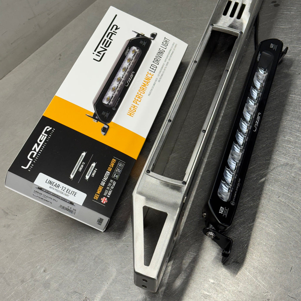 Land Rover Defender Lazer Lamp Lightbar / Roof bar. – Uproar 4x4