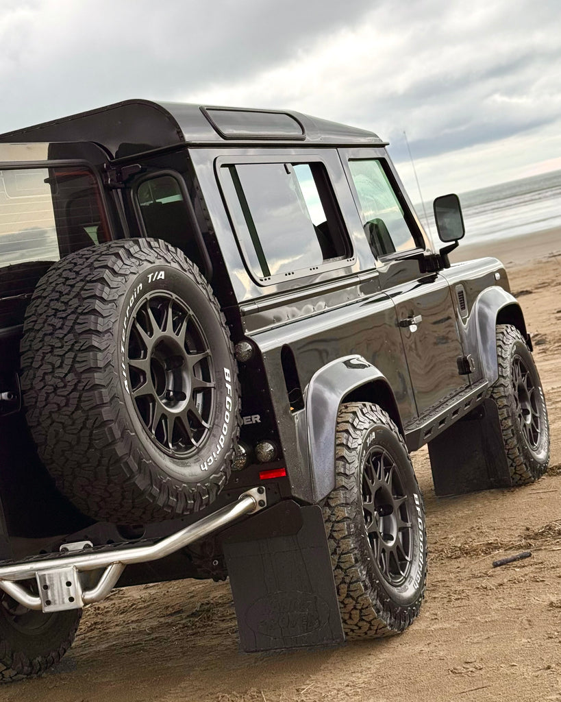 Land Rover Defender Stainless Steel NAS Rear Step. – Uproar 4x4