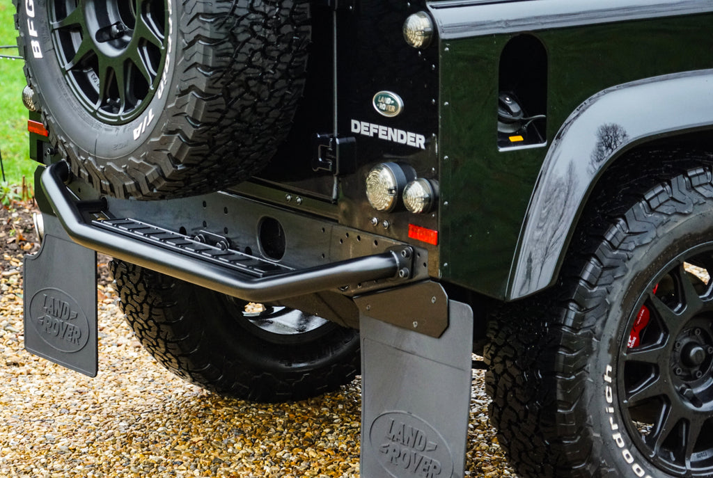 Land Rover Defender Stainless Steel Half NAS Rear Step – Uproar 4x4