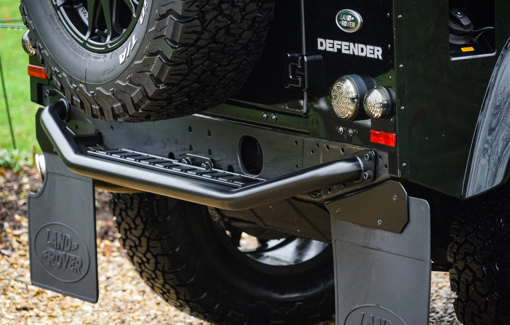 Land Rover Defender Stainless Steel Half NAS Rear Step – Uproar 4x4