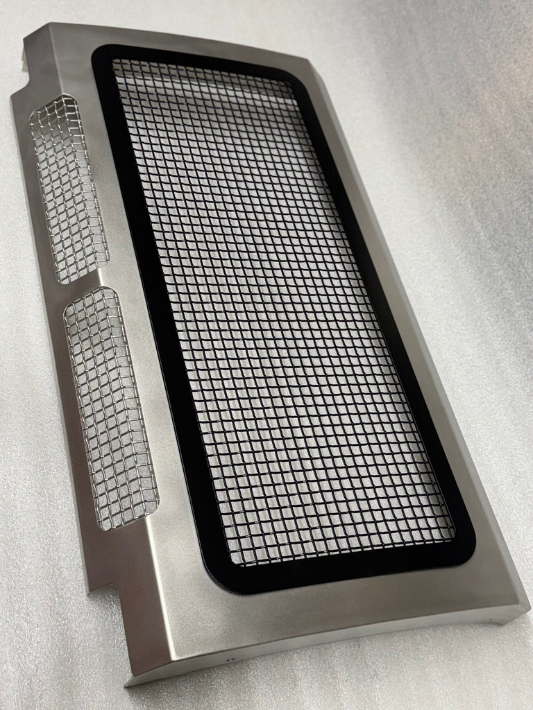 Land Rover Defender Stainless Steel AC Grille surround body panel ...