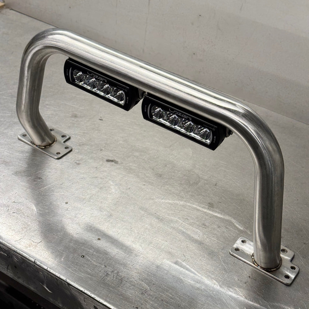 Land Rover Defender A Bar / Bullbar - Stainless Steel - 3mm. – Uproar 4x4