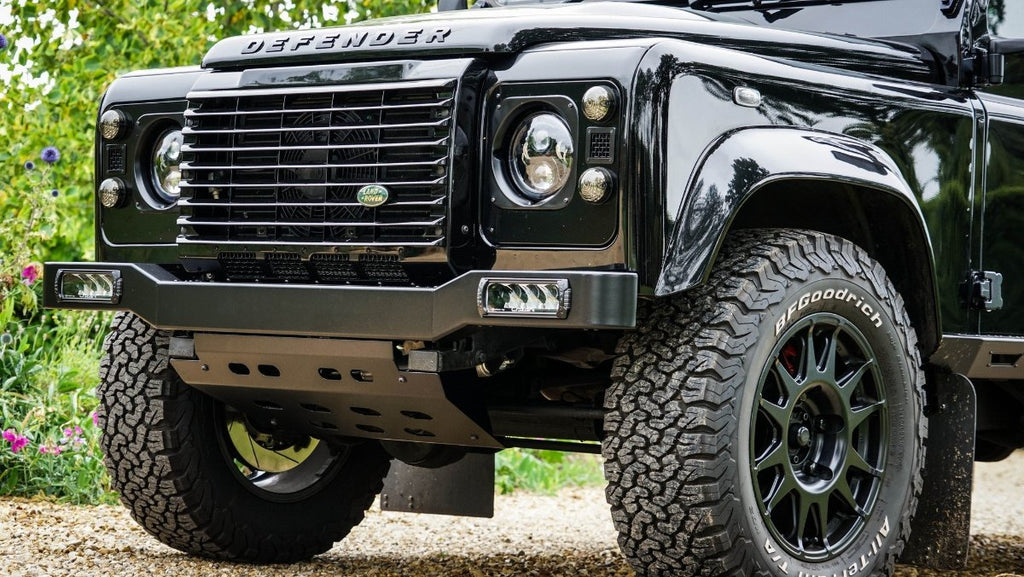 Land Rover Defender Stainless Steel Steering Guard - Uproar 4x4