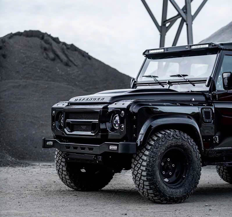 Land Rover Defender Stainless Steel Stealth Twin LED Lightbar – Uproar 4x4