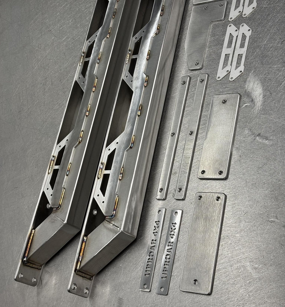 Land Rover Defender Stainless Steel Tree / Tub Sliders – Uproar 4x4