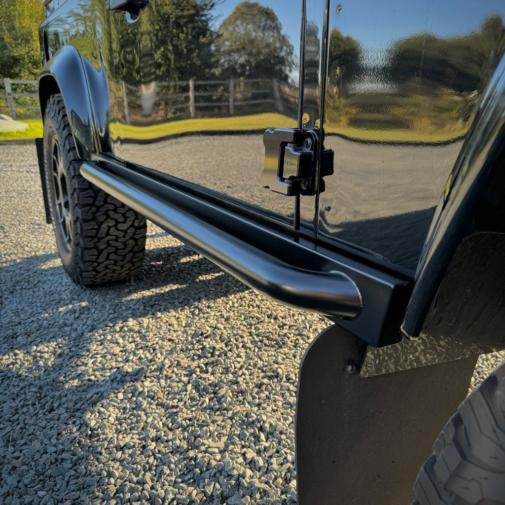 Land Rover Defender Stainless Steel Tubular Rocksliders 90 & 110 ...