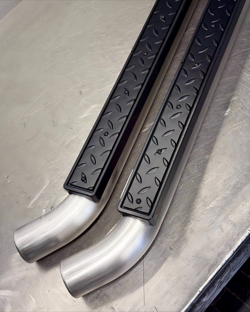 Land Rover Defender Stainless Steel Side Step 90 & 110 - Titan 3mm ...