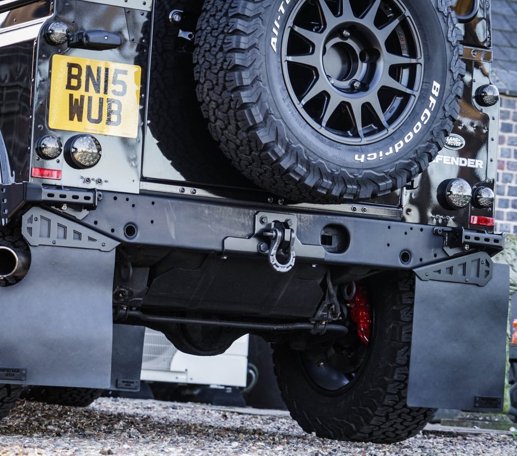 Land Rover Defender Stainless Steel Recovery Point & WARN Shackle ...