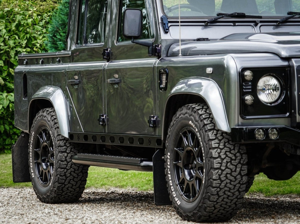 Land Rover Defender Stainless Steel Side Step 90 & 110 - Titan 3mm ...