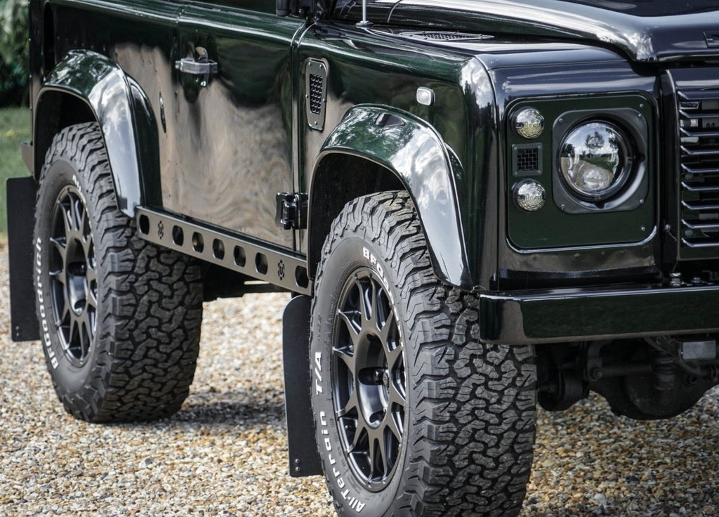 Land Rover Defender 90, 110 & 130 Stainless Steel Rocksliders – Uproar 4x4