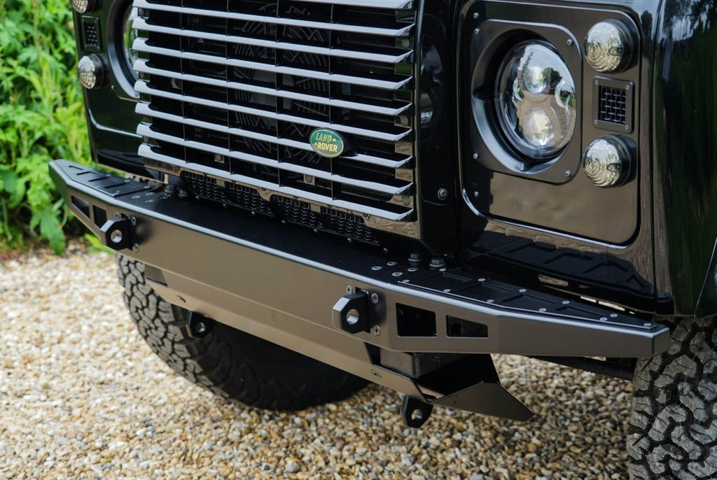 Land Rover Defender Stainless Steel Brute Recovery Bumper - 5mm ...