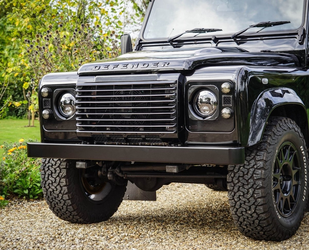 Land Rover Defender Stainless Steel Classic / Standard Front Bumper ...