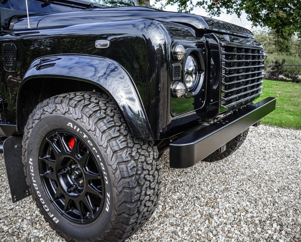 Land Rover Defender Stainless Steel Classic / Standard Front Bumper ...