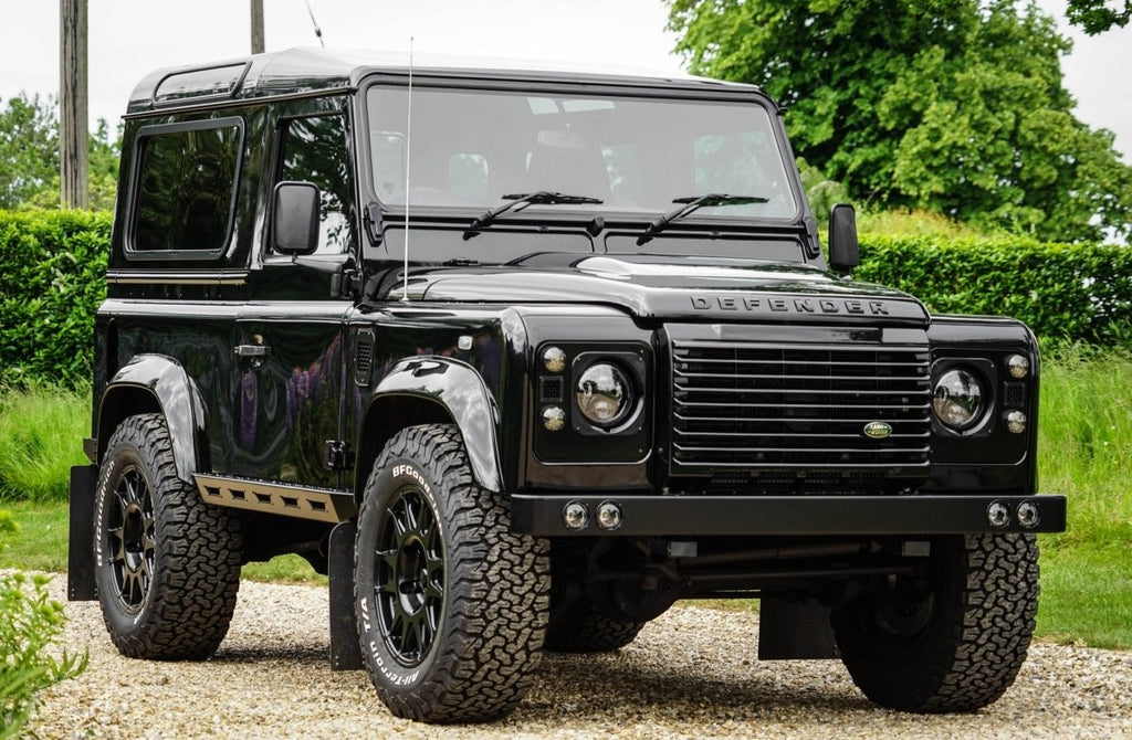 Land Rover Defender Stainless Steel QUAD DRL Front Bumper – Uproar 4x4