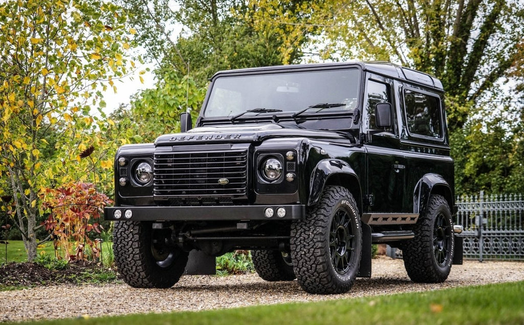 Land Rover Defender Stainless Steel QUAD DRL Front Bumper – Uproar 4x4