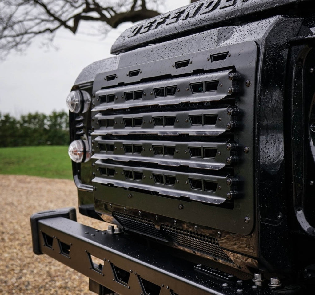 Land Rover Defender Stainless Steel Bespoke Front Grille – Uproar 4x4