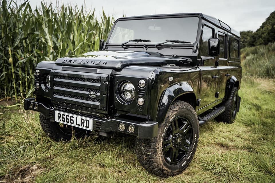 Land Rover Defender Stainless Steel Stealth DRL Front Bumper - 4mm ...