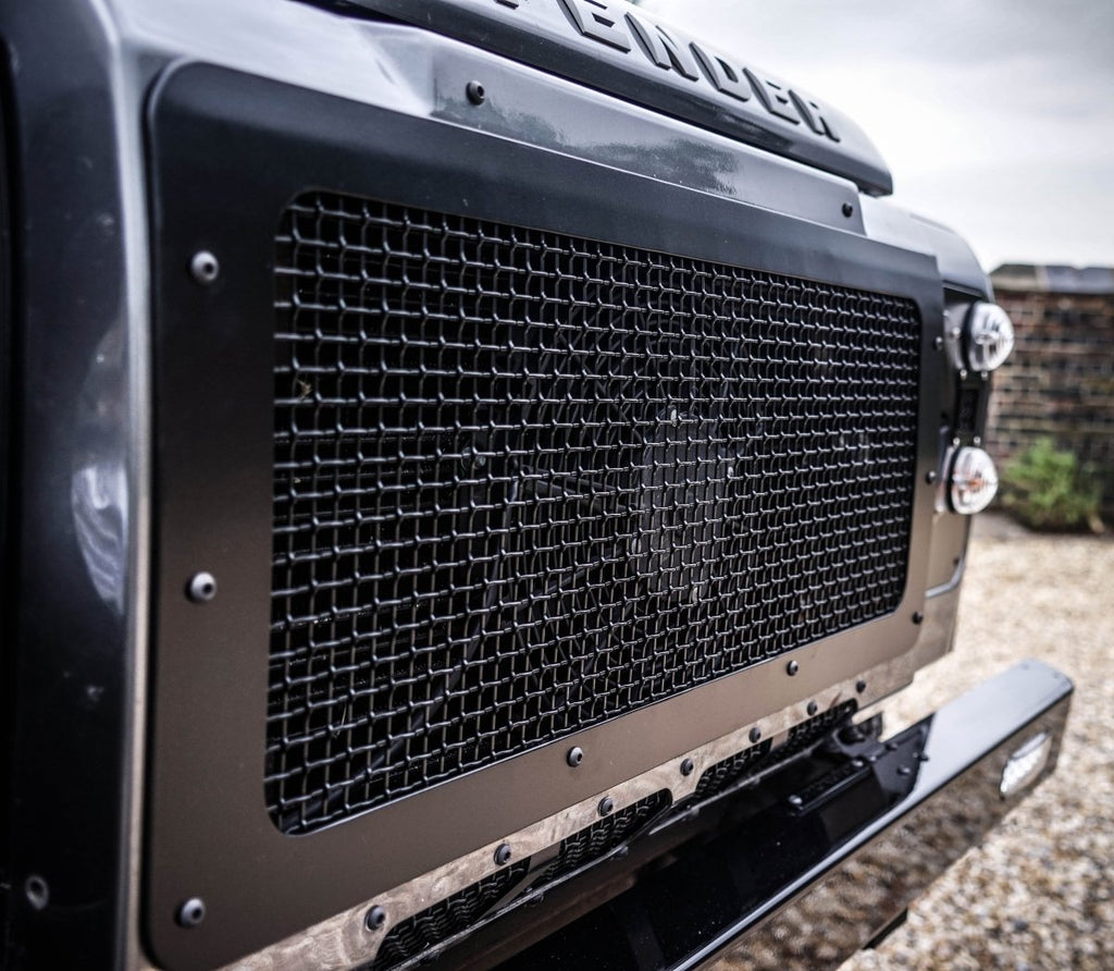 Land Rover Defender Stainless Steel Stealth Front Grille – Uproar 4x4