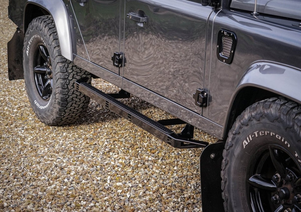 Land Rover Defender Stainless Steel Side Step - 90 & 110 – Uproar 4x4
