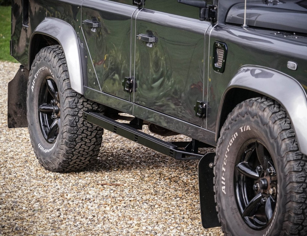 Land Rover Defender Stainless Steel Side Step - 90 & 110 – Uproar 4x4