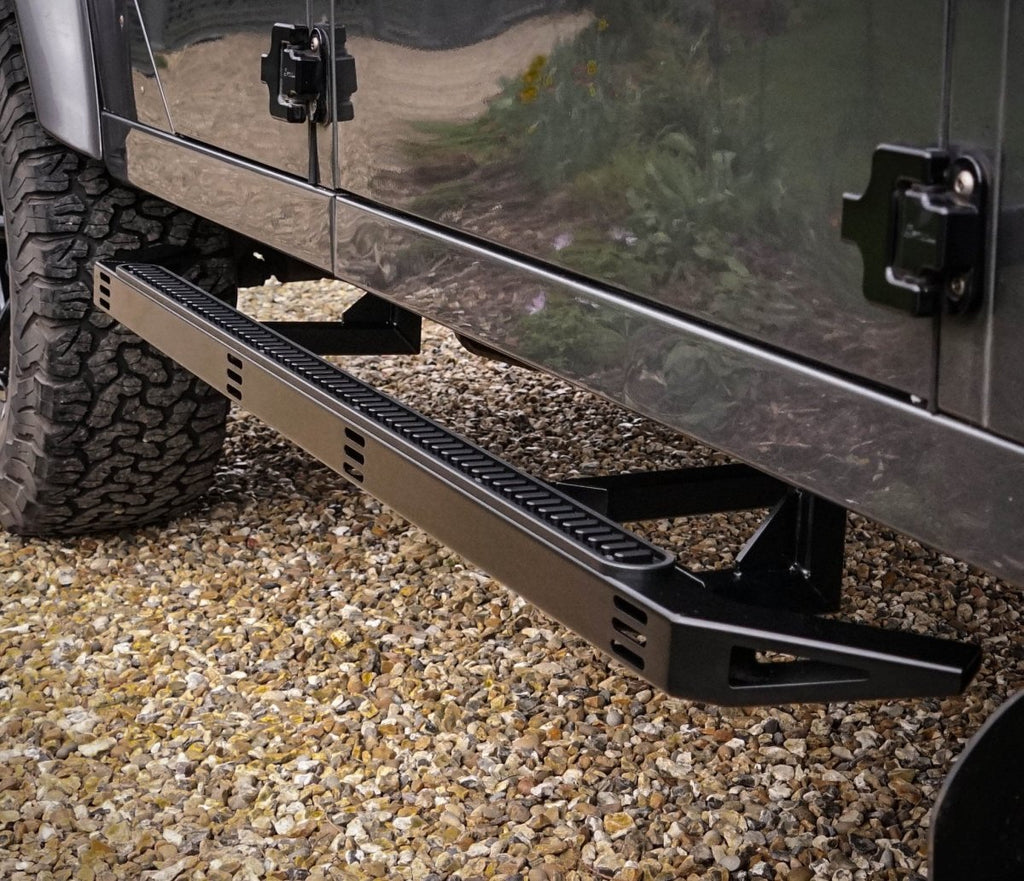 Land Rover Defender Stainless Steel Stealth Side Step - 90 & 110 ...