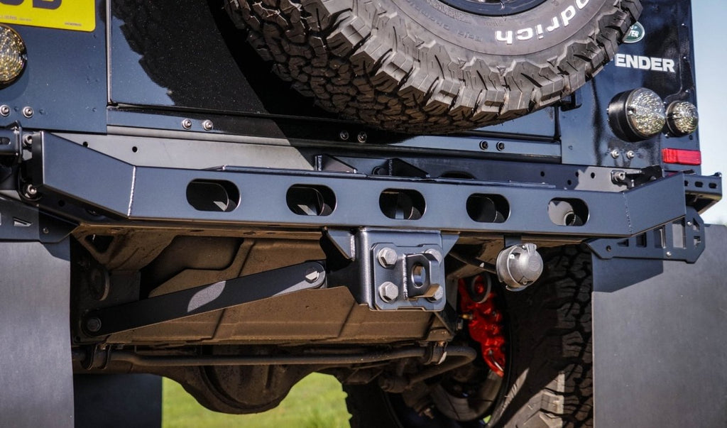 Land Rover Defender Titan Stainless Steel Tow Rear Step – Uproar 4x4