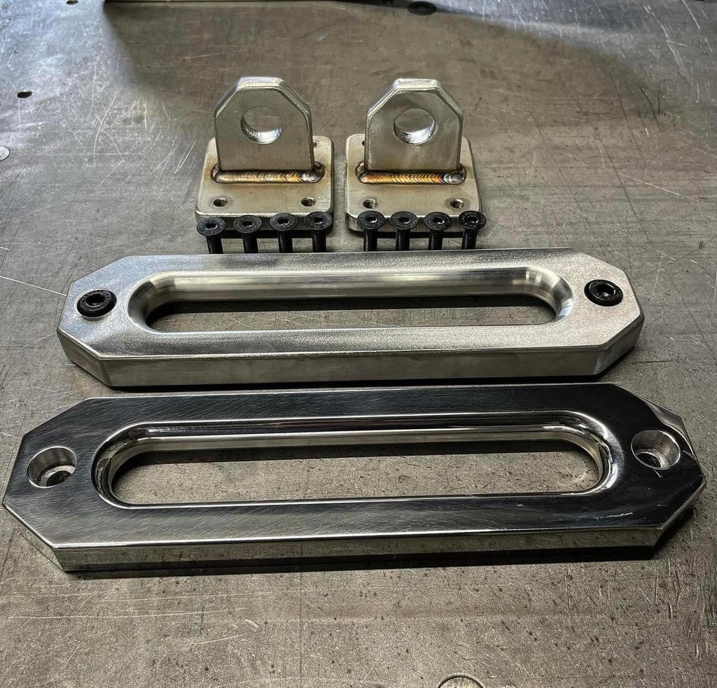 Land Rover Defender Stainless Steel Titan Winch Bumper - 5mm – Uproar 4x4