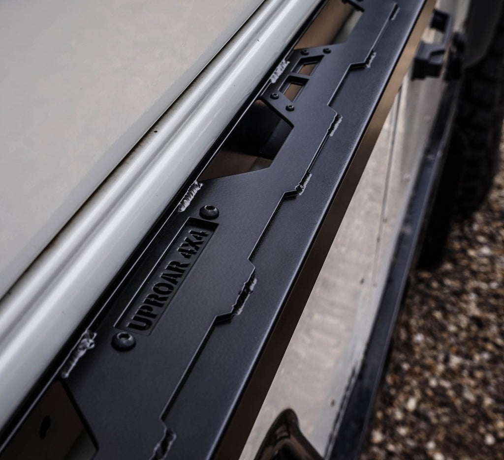 Land Rover Defender Stainless Steel Tree / Tub Sliders – Uproar 4x4