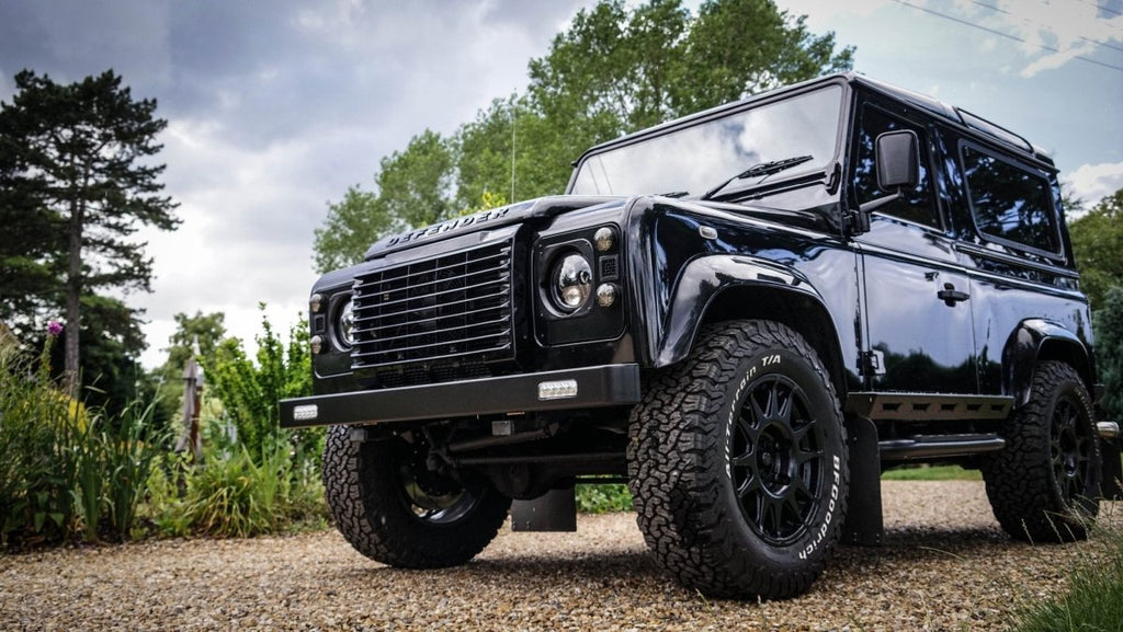 Land Rover Defender Stainless Steel DRL Front Bumper - Uproar 4x4