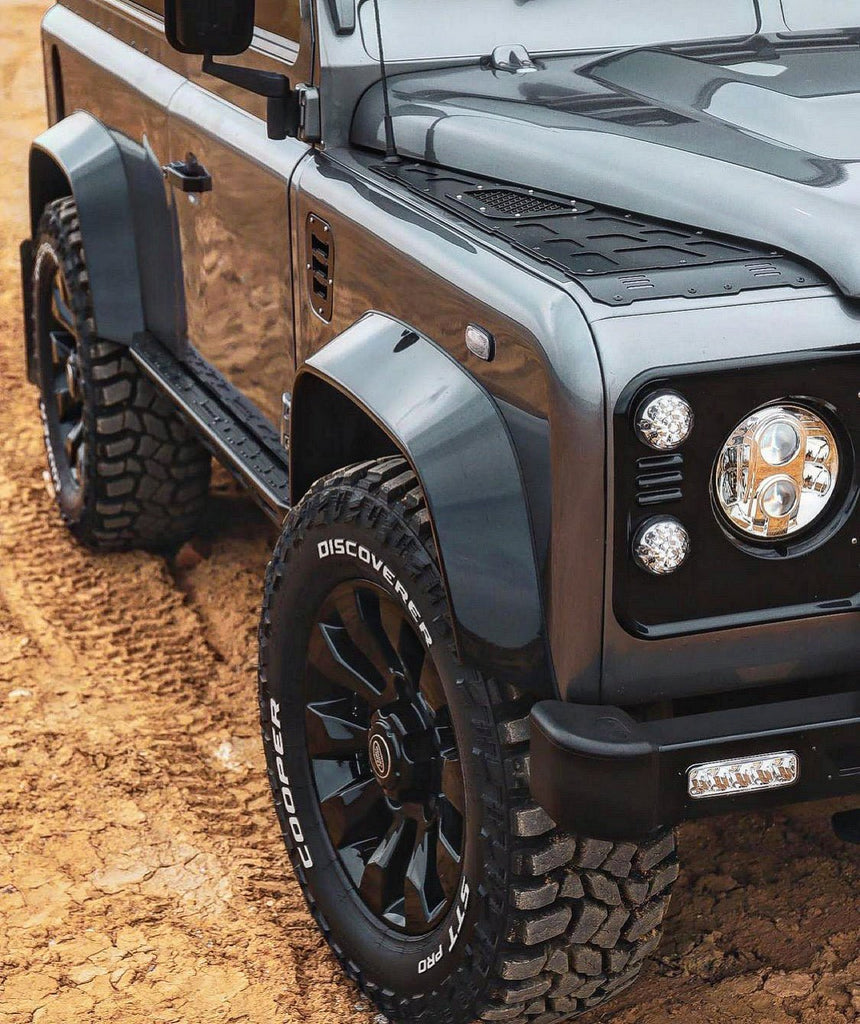 Land Rover Defender Wing Top Protection / Chequer Plate Panels – Uproar 4x4